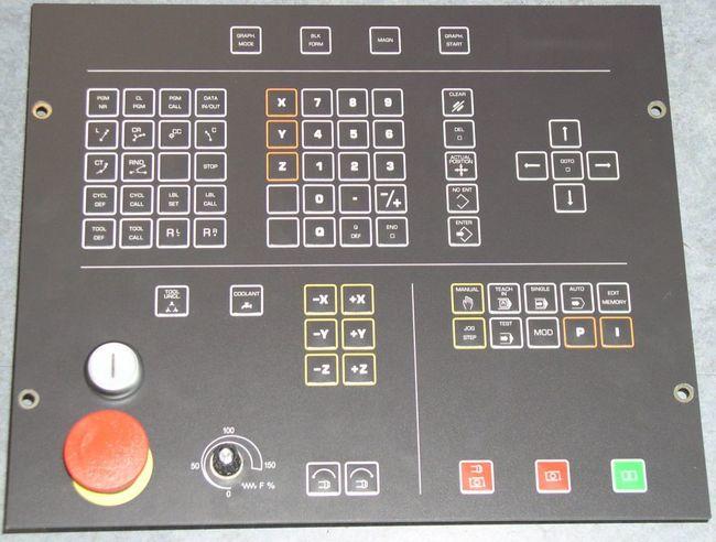 500W 232 Keyboard panel for MAHO CNC432 | WorldMach.com - New and used ...