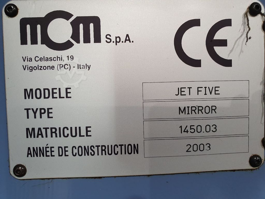 MCM Jet Five Mirror 5 axis Machining Center | WorldMach.com - New and ...