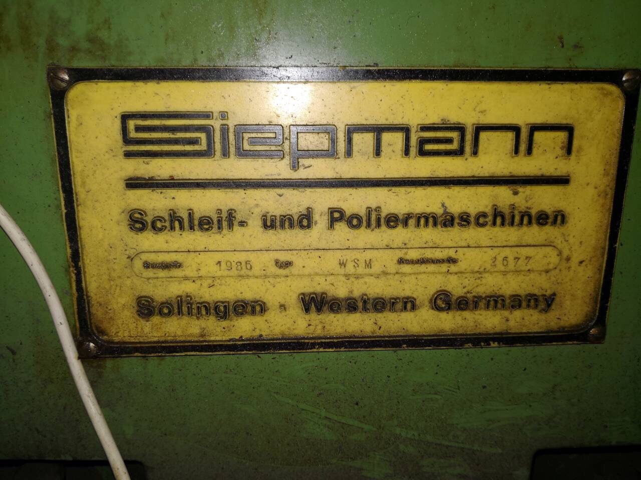 Serration and Profile Grinding Machine Siepmann WSM | WorldMach.com ...