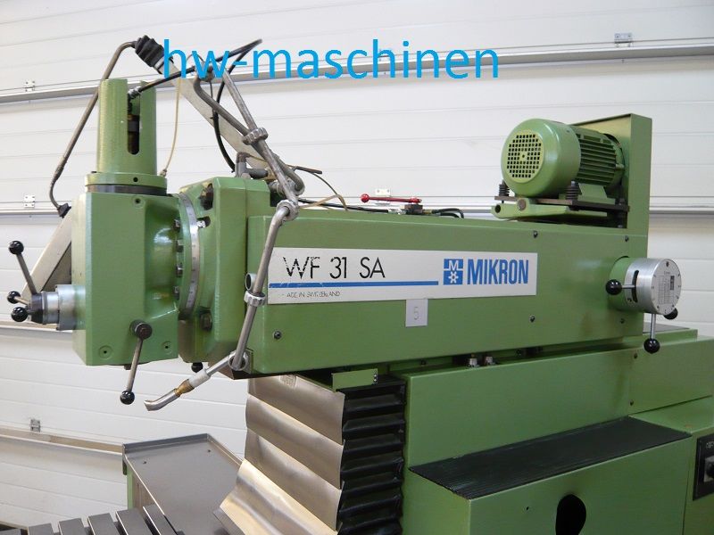 Mikron WF 31 SA milling Machine | WorldMach.com - New and used machines ...
