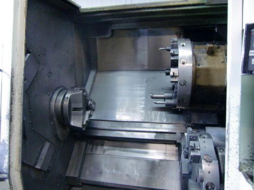 OKUMA LR35 CNC 4 axis lathe chuck | WorldMach.com - New and used ...