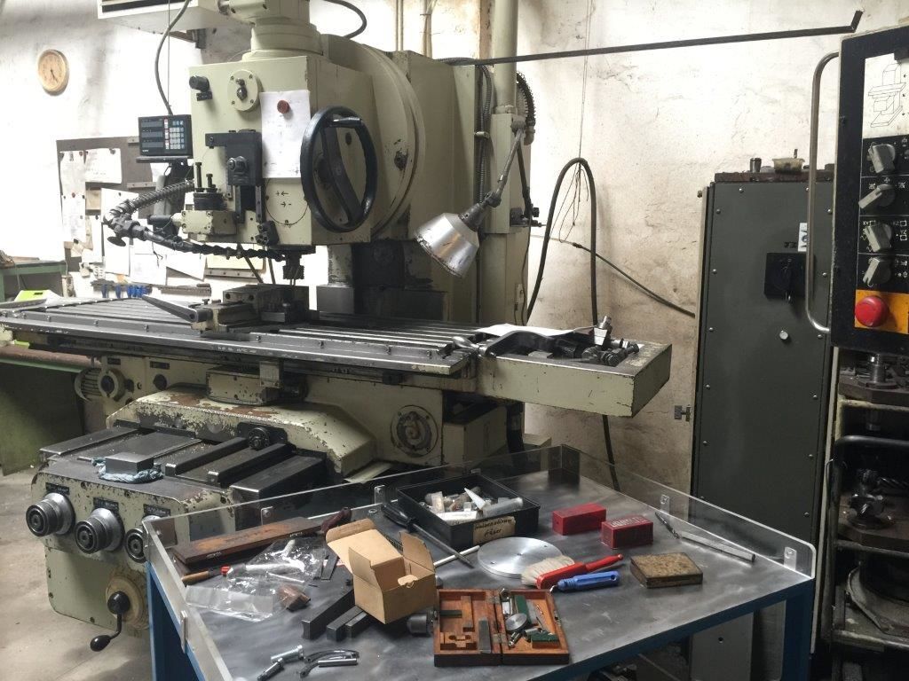 WMW HECKERT FSS 400 2 PS Tisch 1600×400 Vertical Milling Machine ...